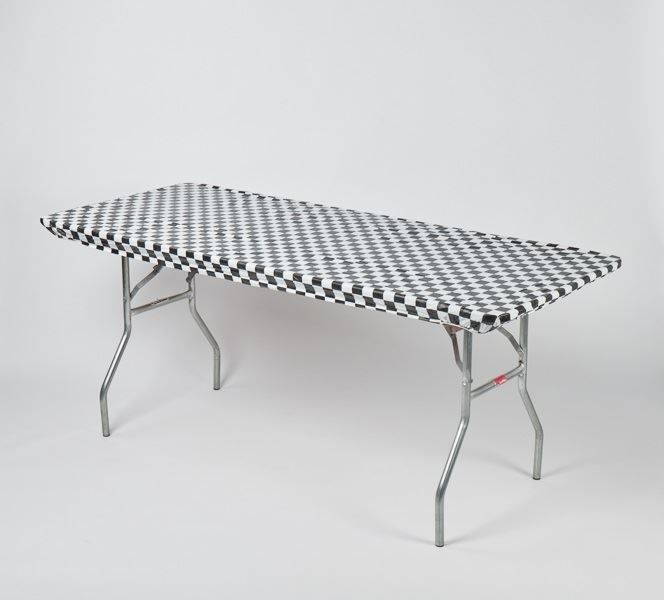 Kwik-Covers - Banquet Plastic Table Covers with Elastic 6" x 30" - Bulk ...