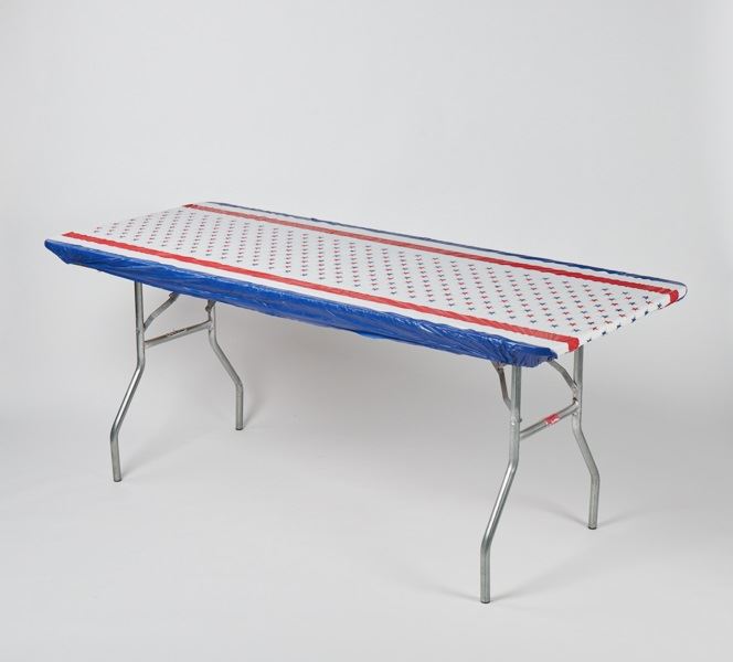 Kwik-Covers - Banquet Plastic Table Covers with Elastic 6" x 30" - Bulk ...