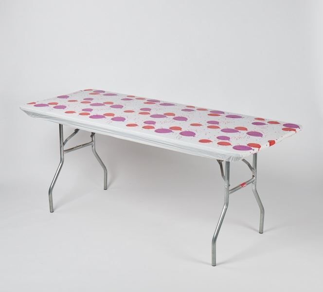 Kwik-Covers - Banquet Plastic Table Covers 6 Feet x 30 Inch - Packaged ...
