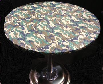 Kwik-Covers plastic with elastic, fitted table covers, many colors sizes